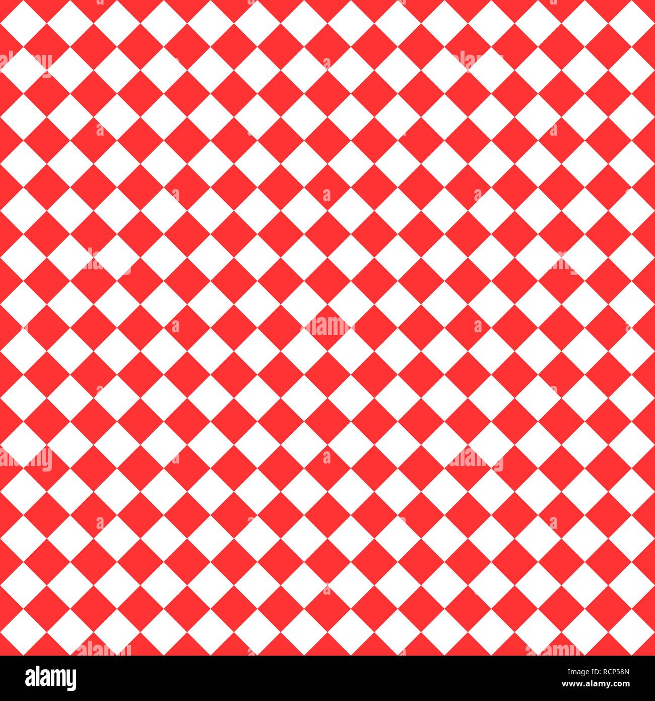 Abstract seamless flat pattern with rhombuses. Vector illustration. Red ...