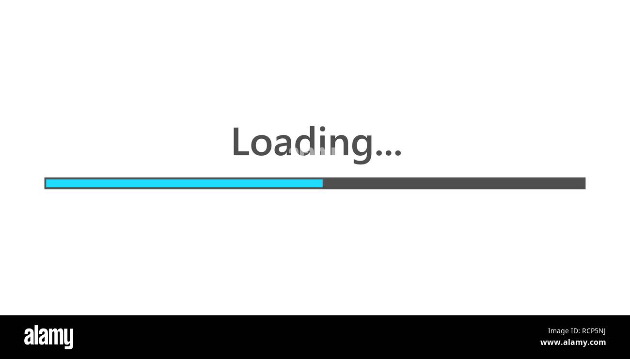 Loading progress bar design vector hi-res stock photography and images ...