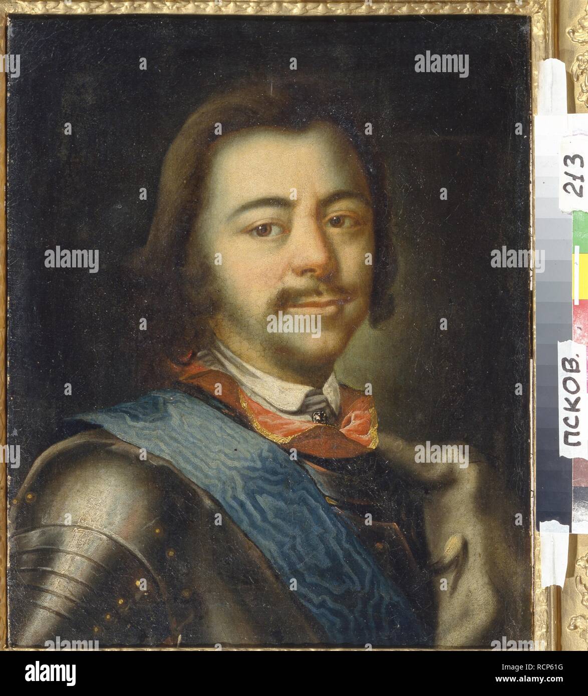 Portrait of Emperor Peter I the Great (1672-1725). Museum: State Open ...