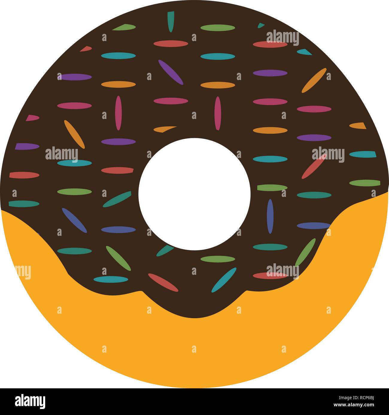 Vector Doughnut Icon Stock Vector Image & Art - Alamy
