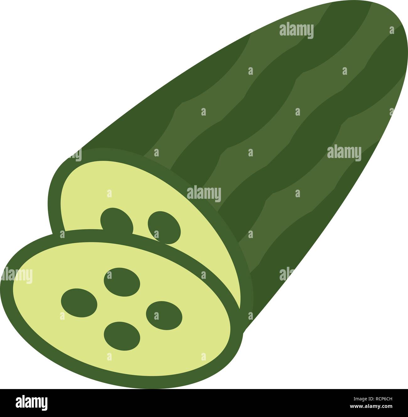 Vector Cucumber Icon Stock Vector Image & Art - Alamy