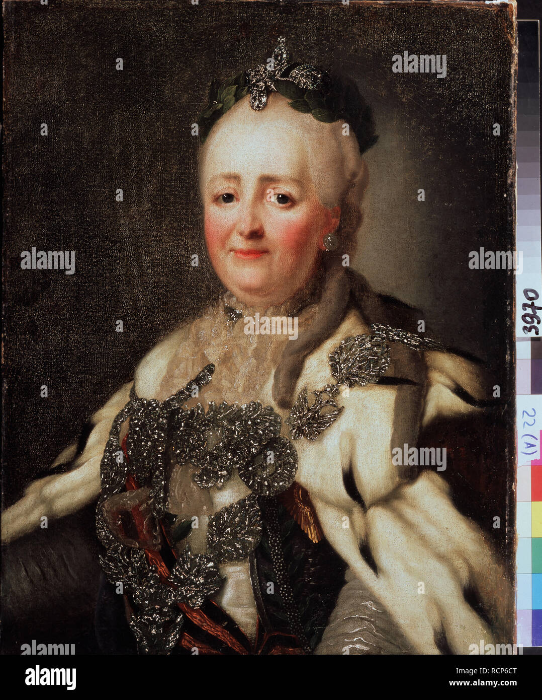 Portrait of Empress Catherine II (1729-1796). Museum: State Regional I ...
