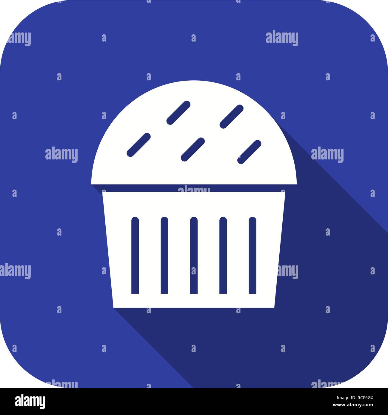Vector Cupcake Icon Stock Vector Image & Art - Alamy