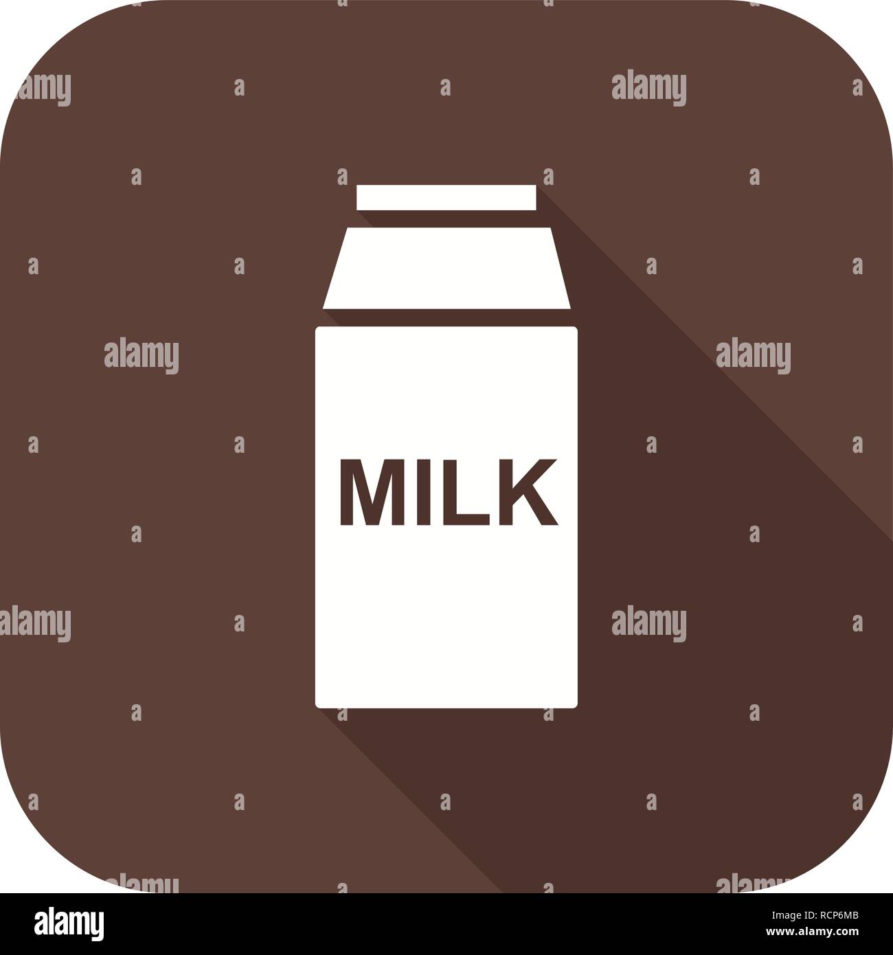 Vector Milk Icon Stock Vector Image & Art - Alamy