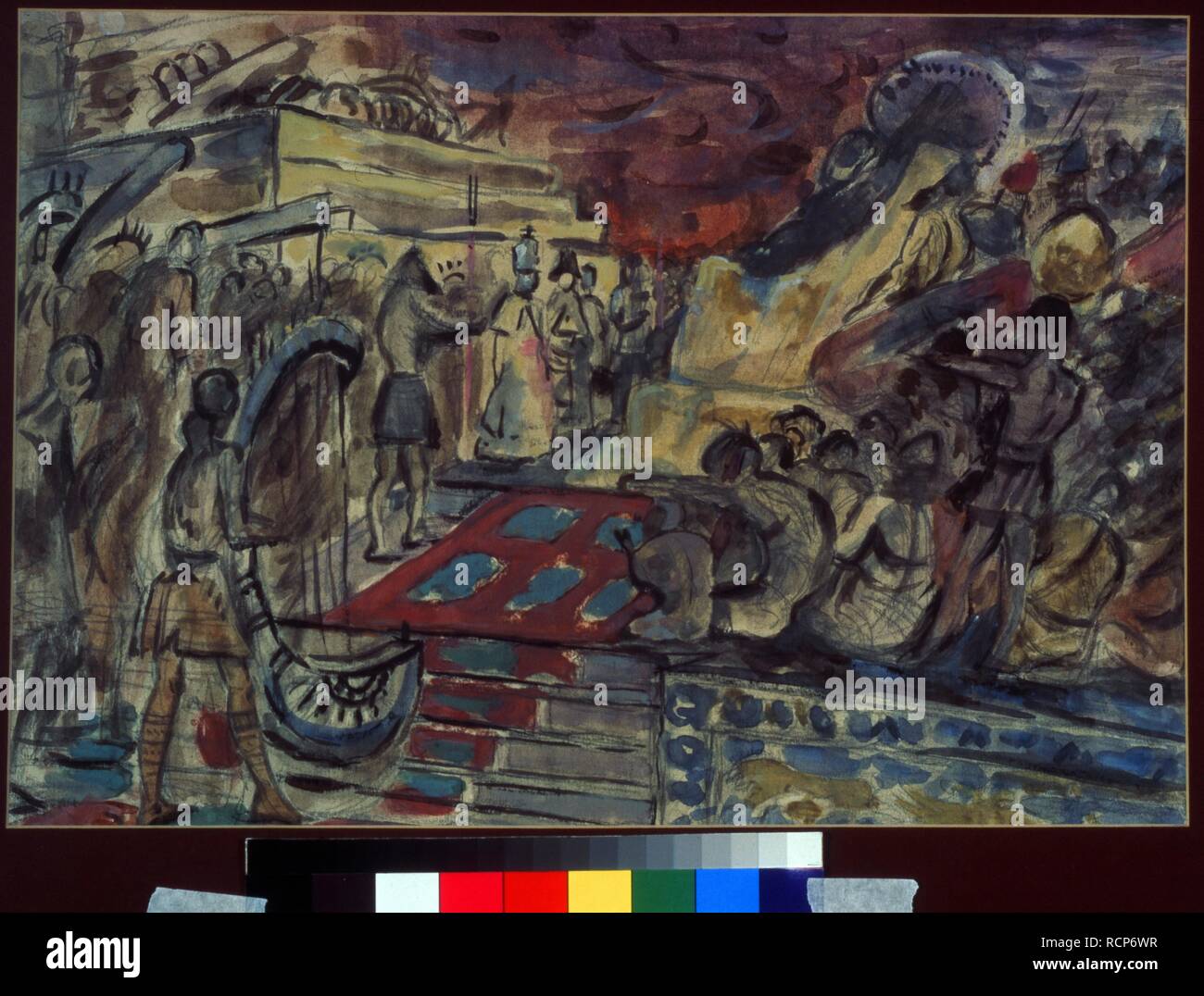 Stage design for the opera "Sadko" by N. Rimsky-Korsakov. Museum ...