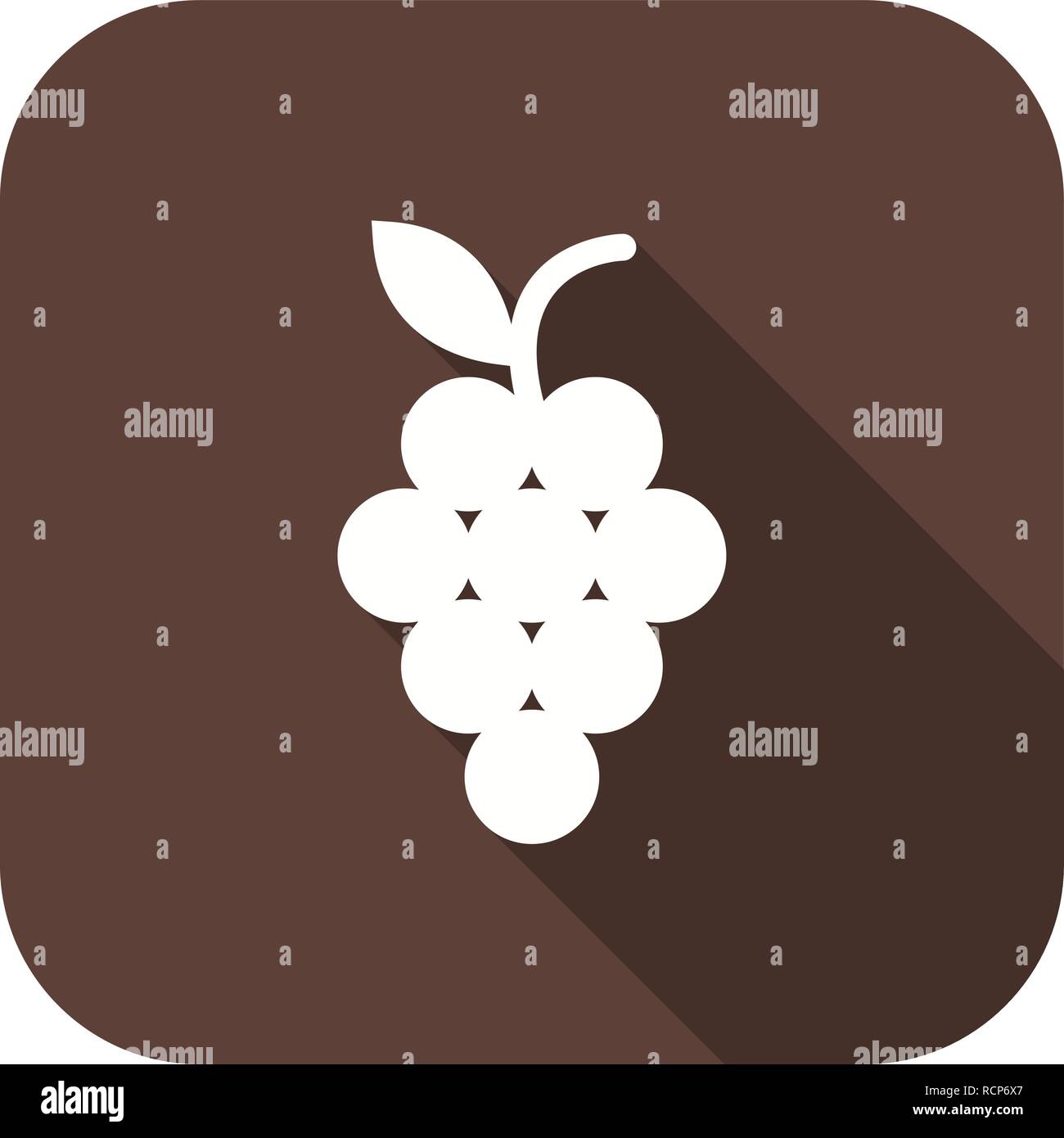 Vector Grapes Icon Stock Vector Image & Art - Alamy