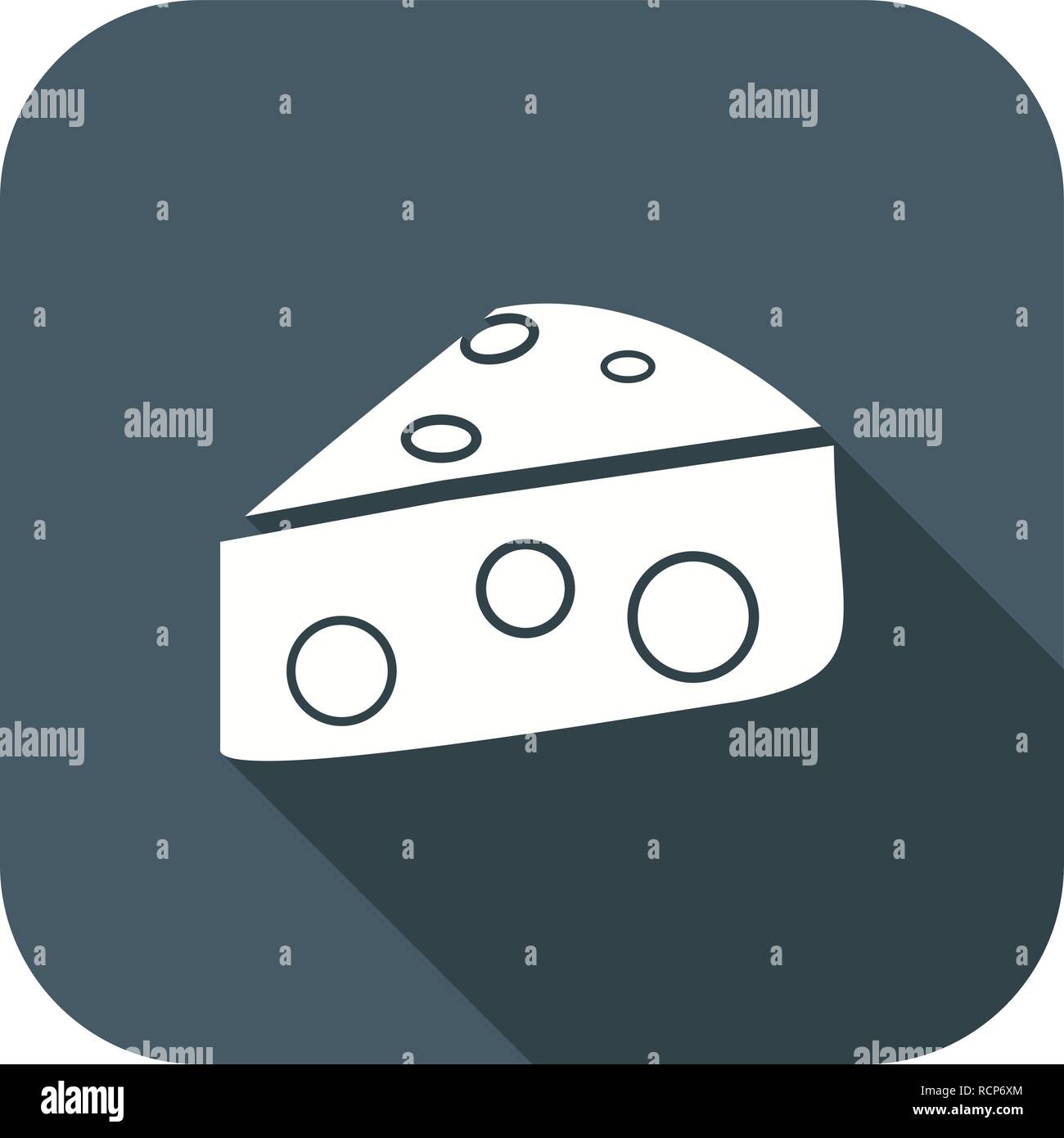 Vector Cheese Icon Stock Vector Image & Art - Alamy