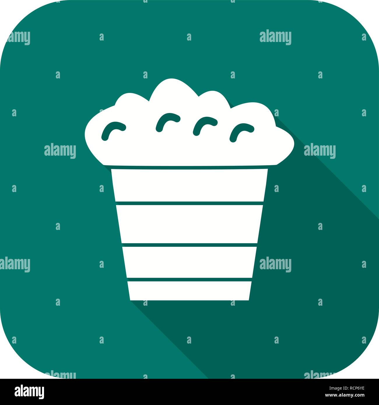 Vector Popcorn Icon Stock Vector Image & Art - Alamy