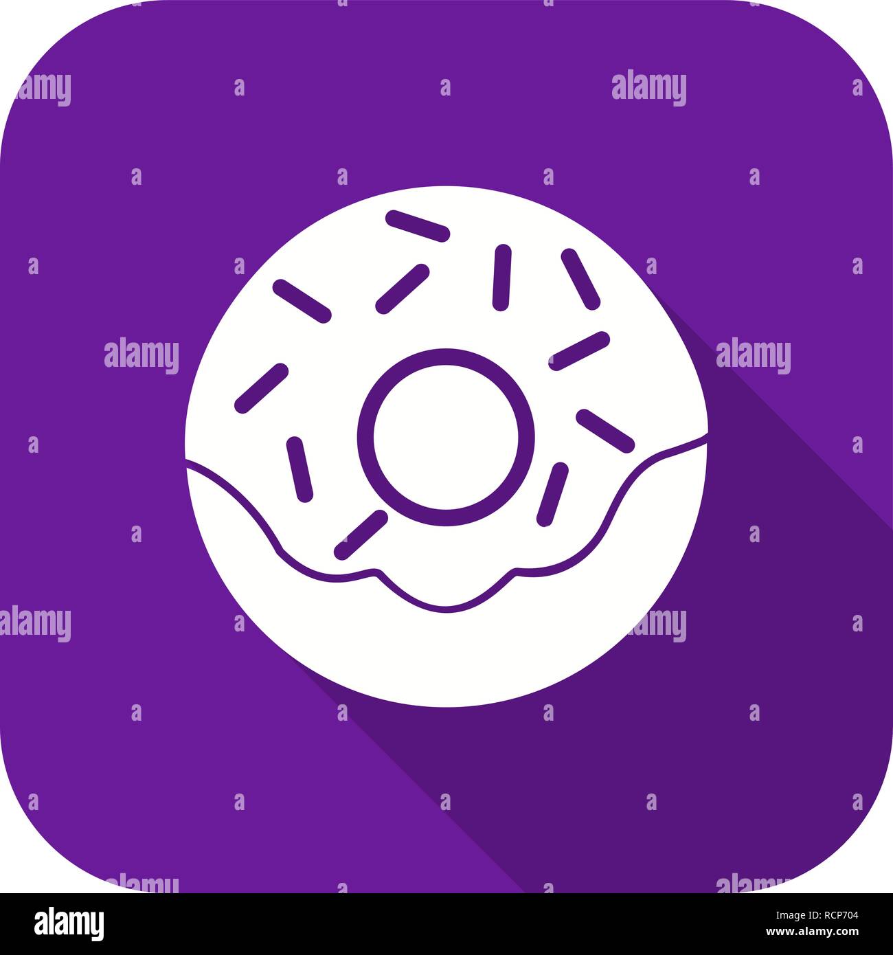 Vector Doughnut Icon Stock Vector Image & Art - Alamy