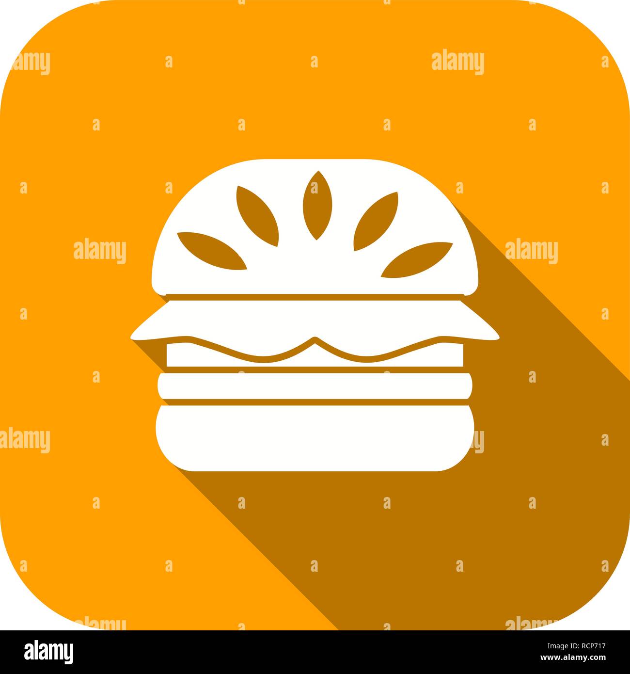Vector Hamburger Icon Stock Vector Image & Art - Alamy