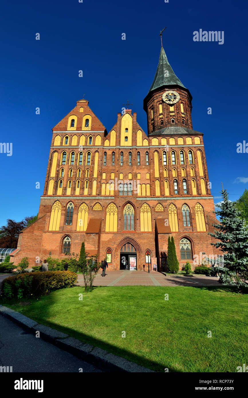 Kaliningrad, Russia - may 13, 2017: tourists visiting the Cathedral of ...