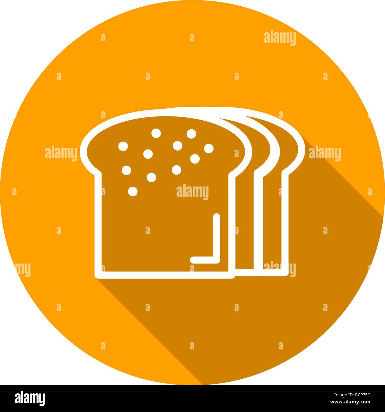 Vector Bread Icon Stock Vector Image & Art - Alamy