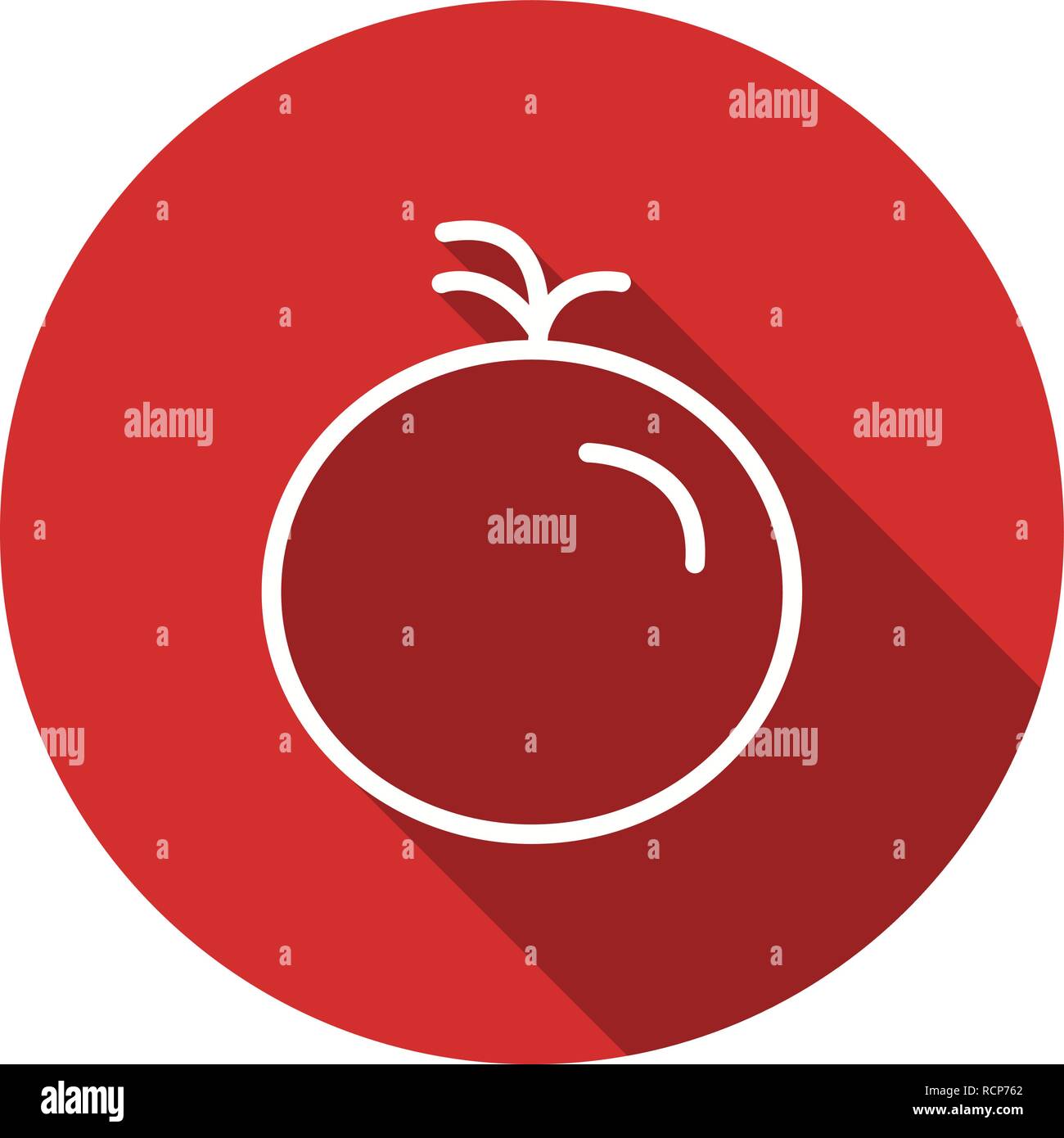 Vector Tomato Icon Stock Vector Image & Art - Alamy