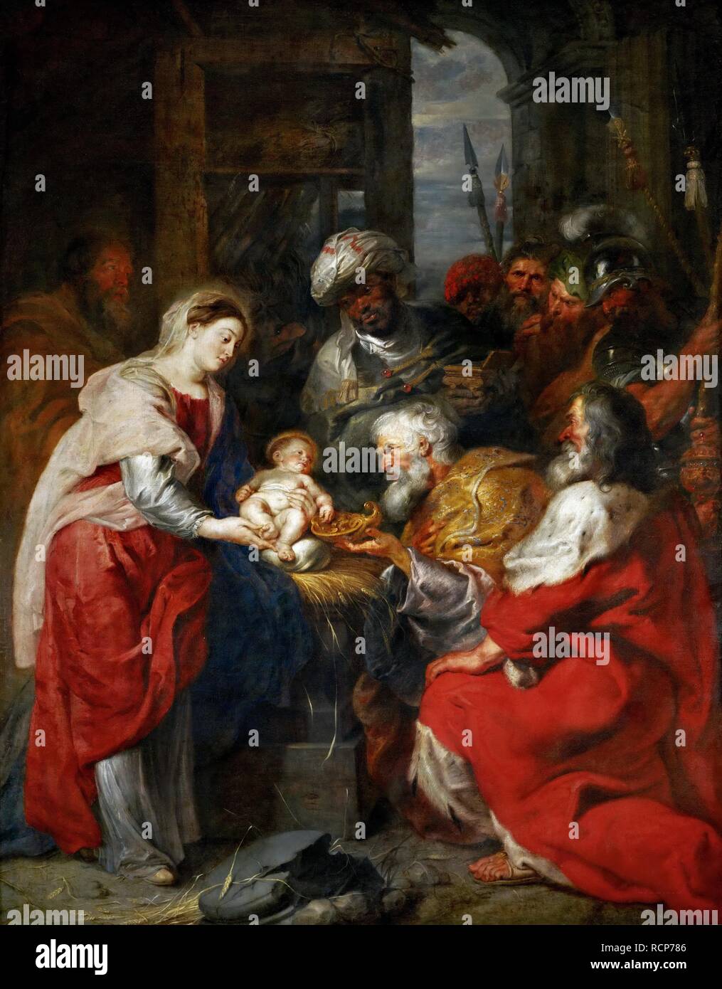 The Adoration of the Magi. Museum: Musee du Louvre, Paris. Author ...