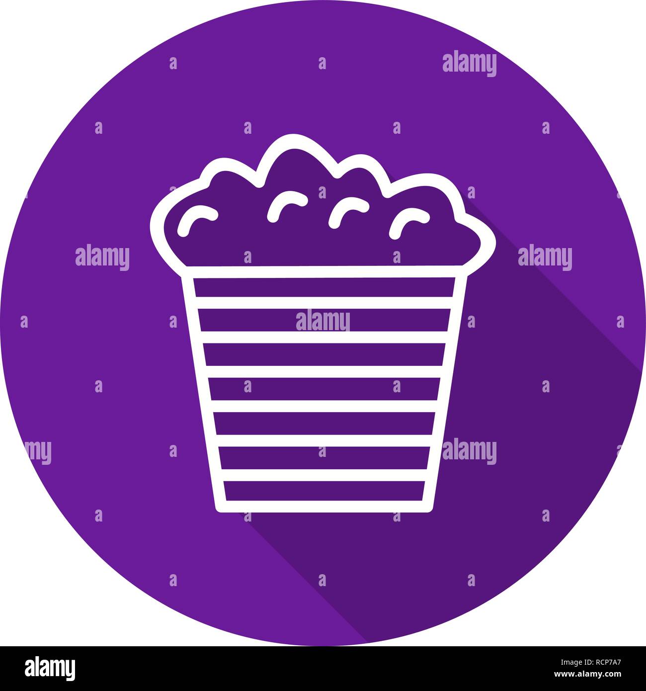 Vector Popcorn Icon Stock Vector Image & Art - Alamy