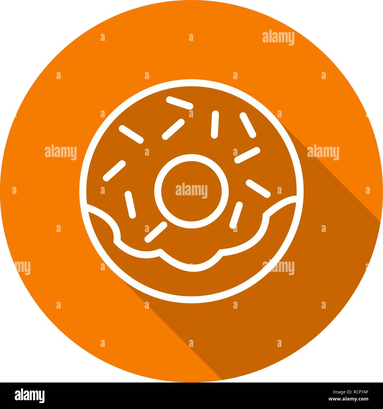 Vector Doughnut Icon Stock Vector Image & Art - Alamy