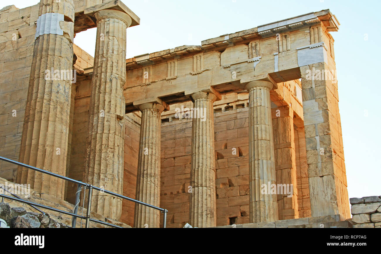 Akropolis entrance hi-res stock photography and images - Alamy