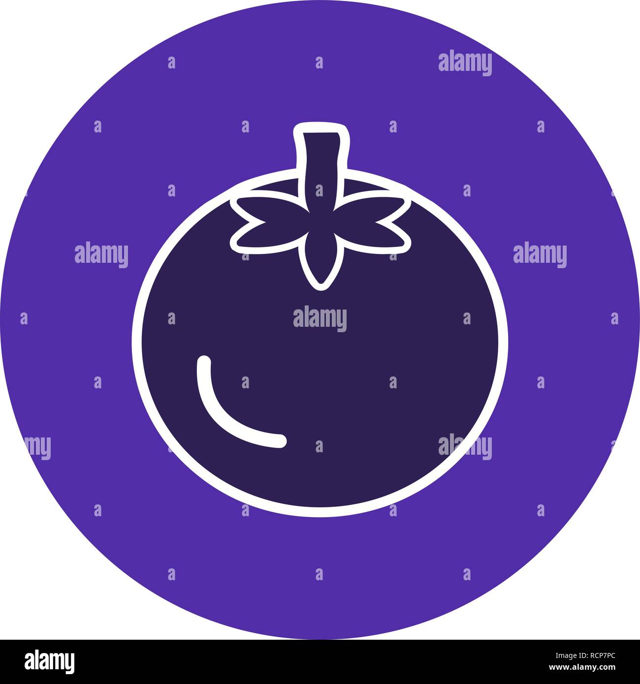 Vector Tomato Icon Stock Vector Image & Art - Alamy