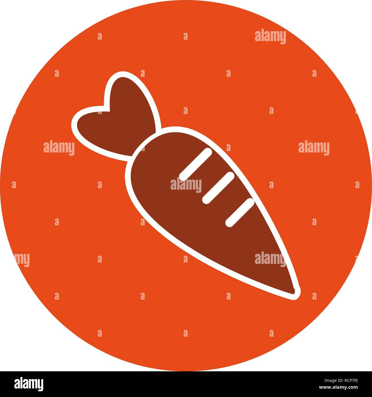 Vector Carrot Icon Stock Vector Image & Art - Alamy