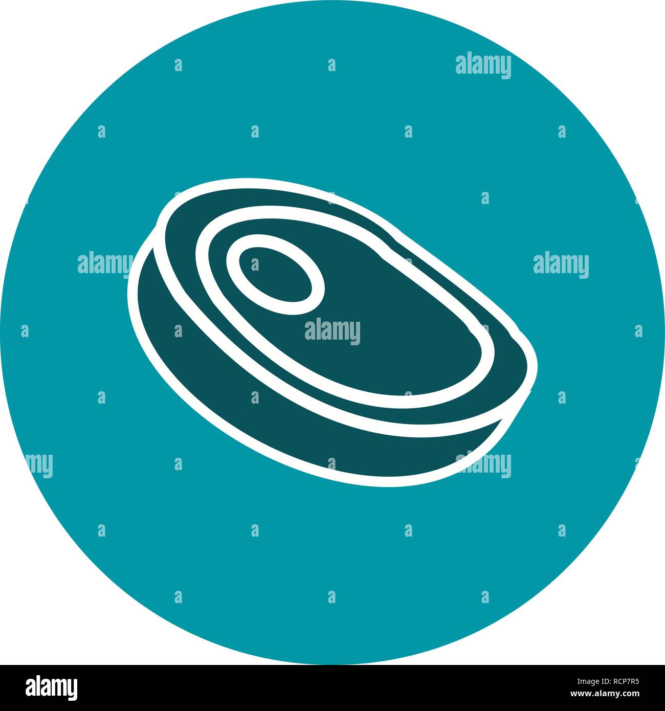 Vector Steak Icon Stock Vector Image & Art - Alamy
