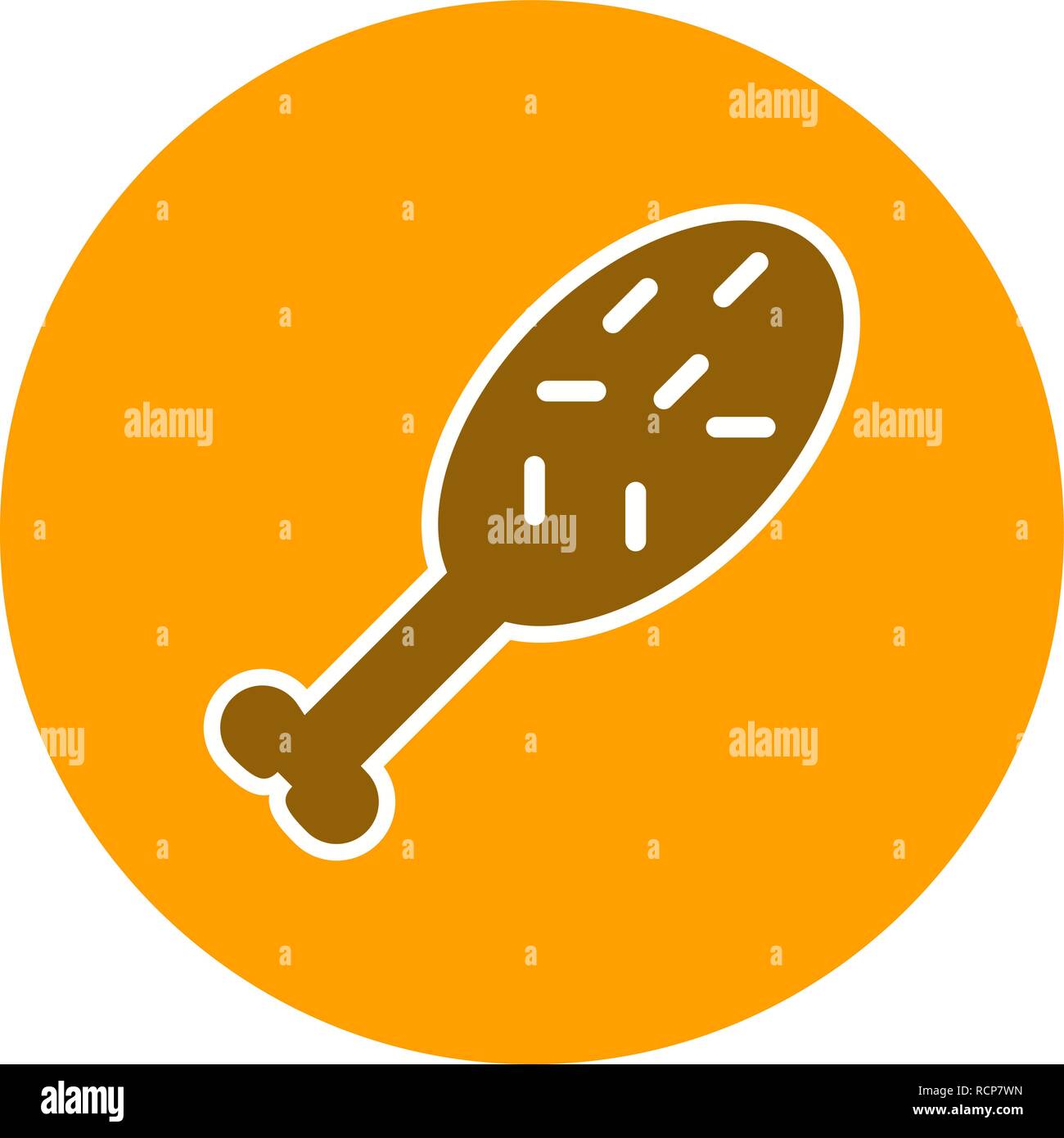 Vector Chicken Icon Stock Vector Image & Art - Alamy