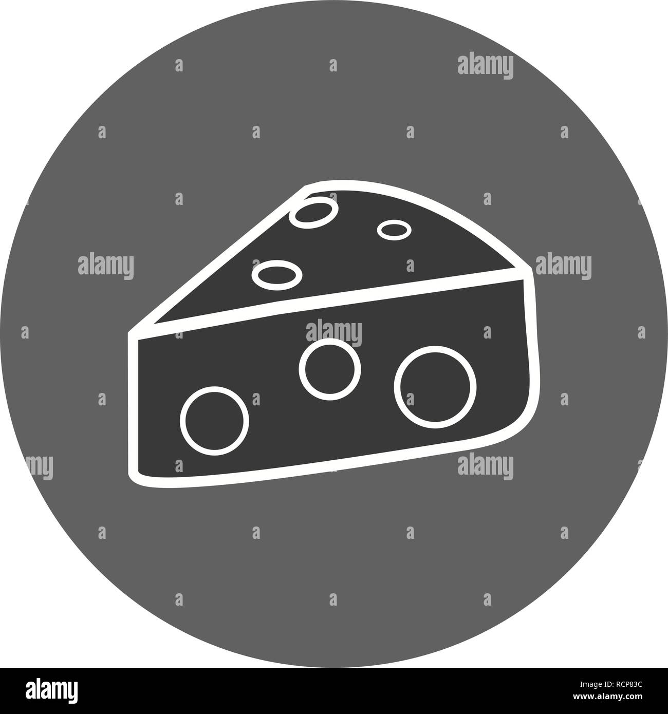 Vector Cheese Icon Stock Vector Image & Art - Alamy