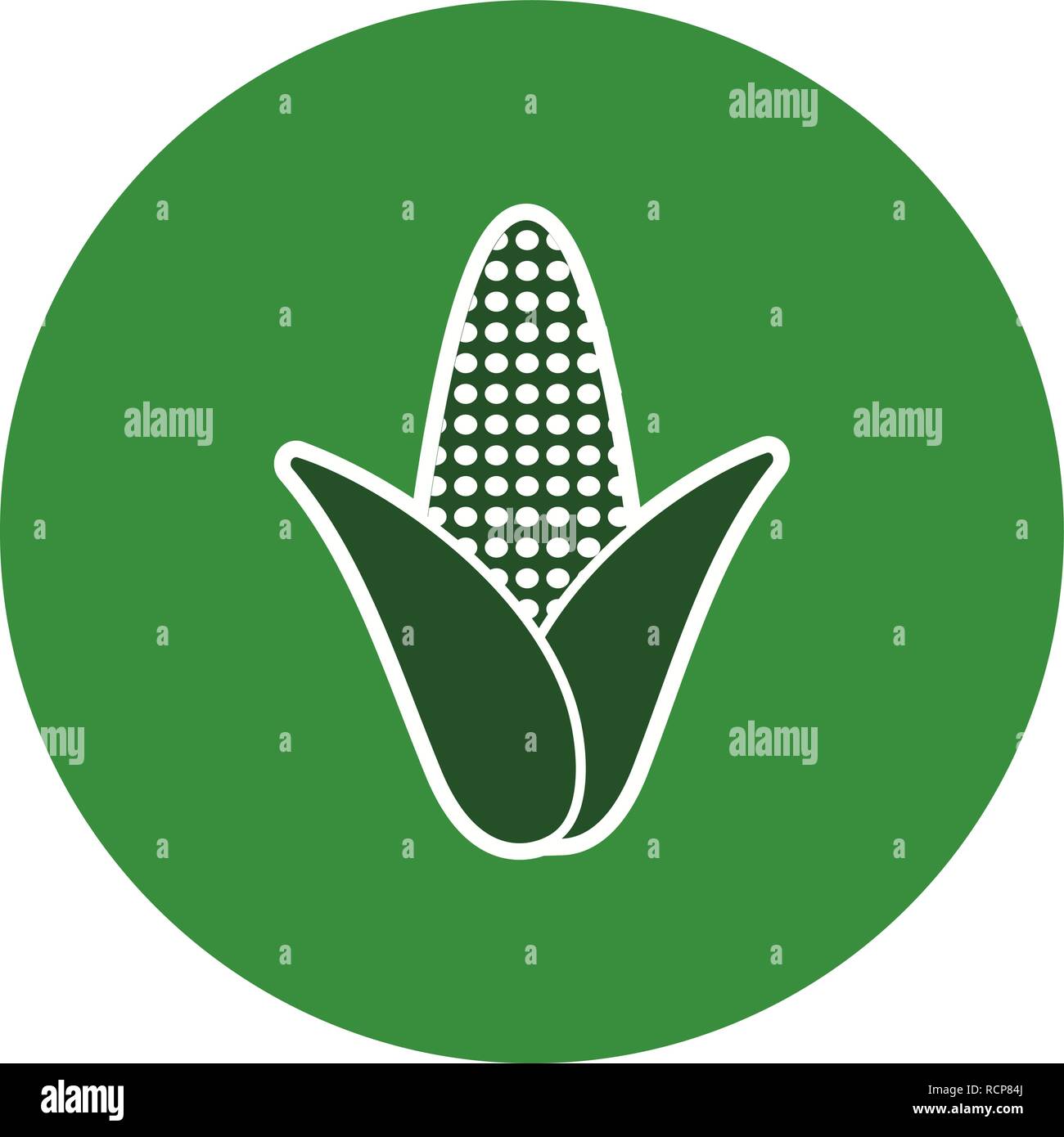 Maize glyph Stock Vector Images - Alamy