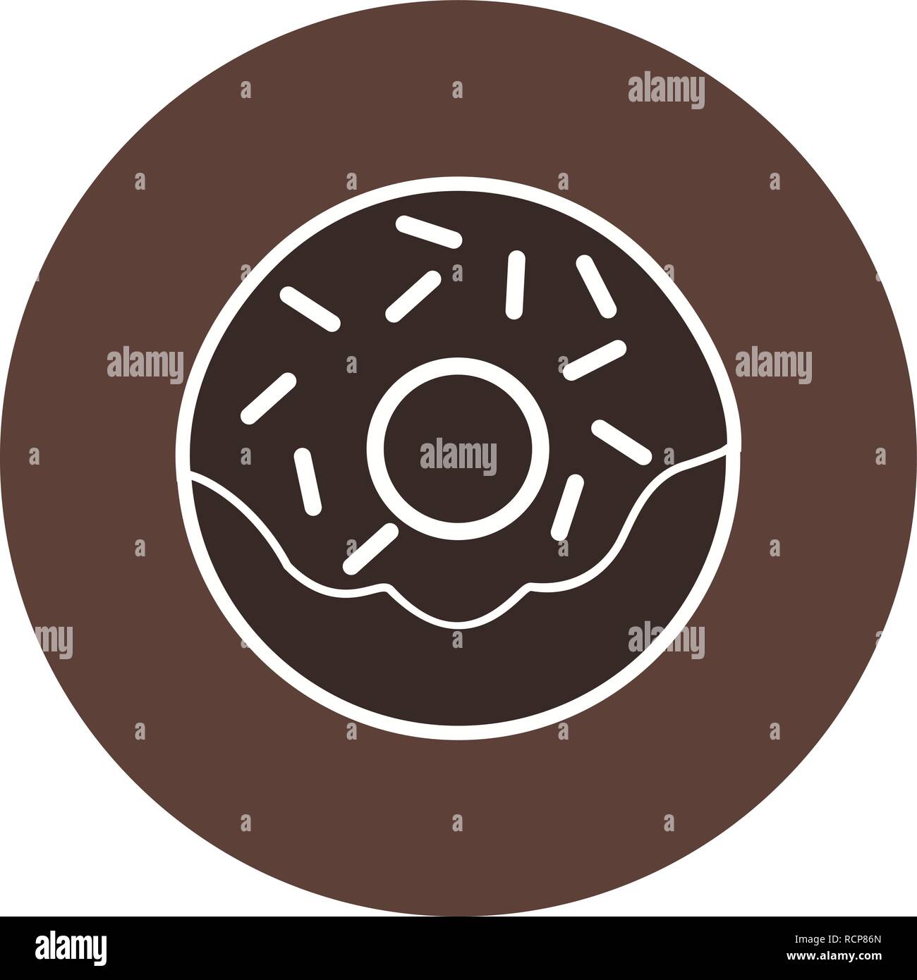 Vector Doughnut Icon Stock Vector Image & Art - Alamy