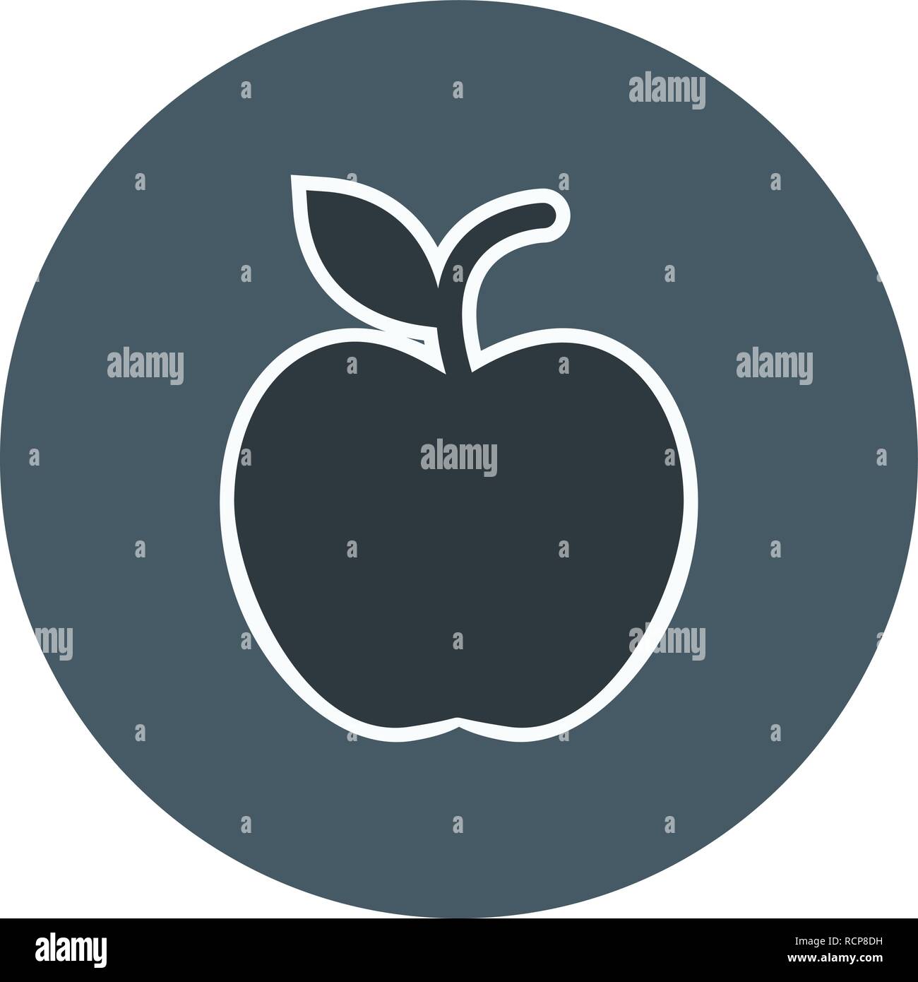 Vector Apple Icon Stock Vector Image & Art - Alamy