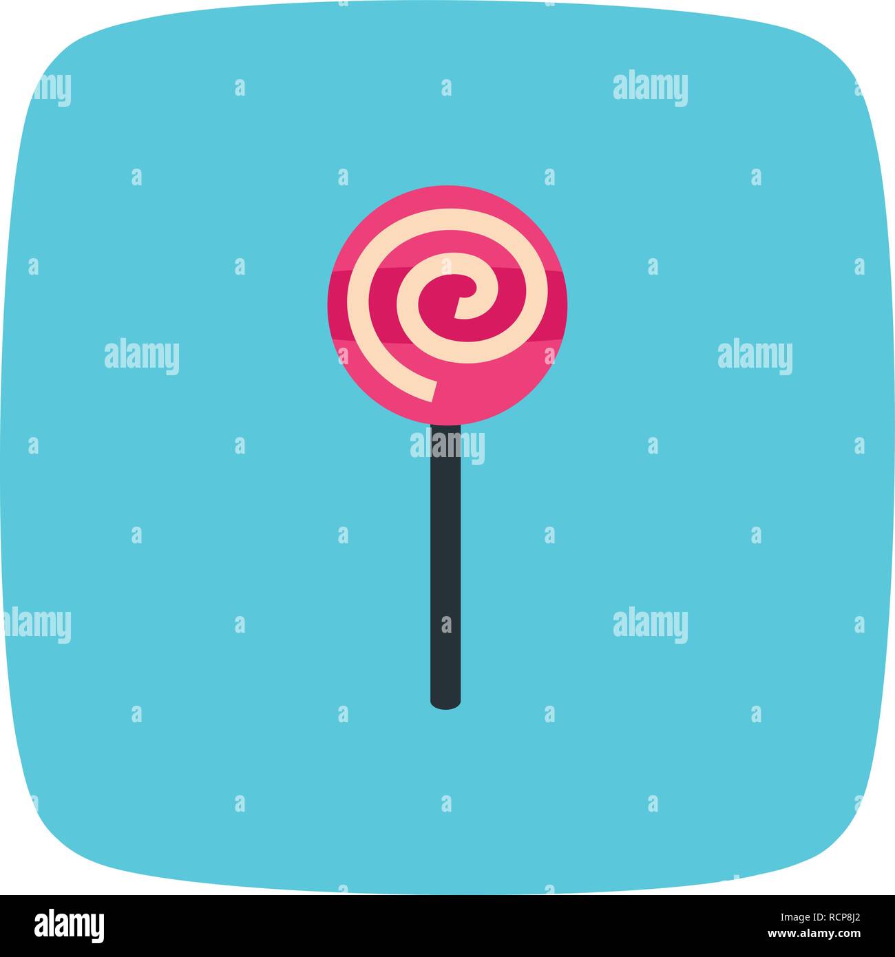 Vector Lollipop Icon Stock Vector Image & Art - Alamy