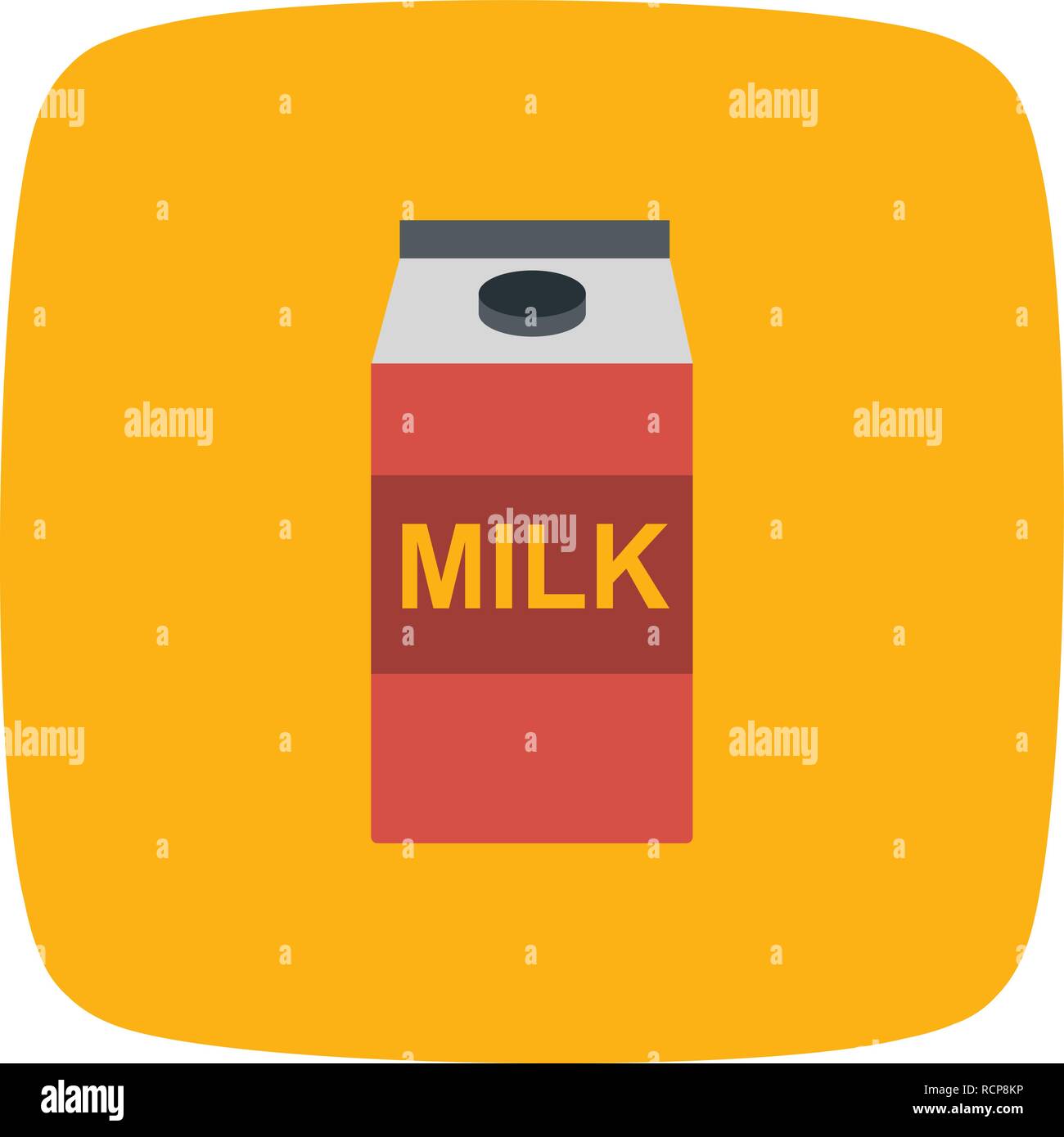Vector Milk Icon Stock Vector Image & Art - Alamy
