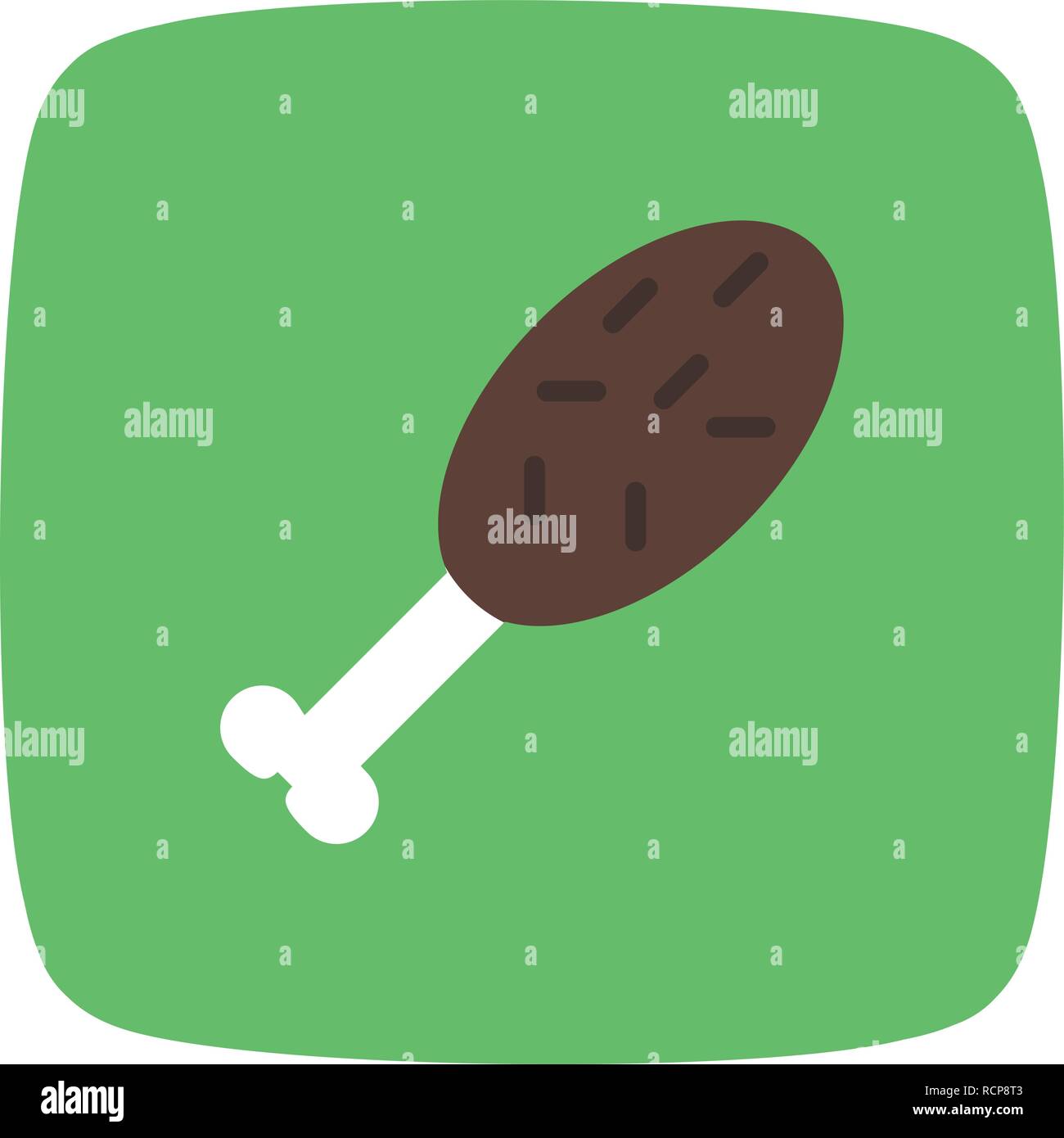 Vector Chicken Icon Stock Vector Image & Art - Alamy