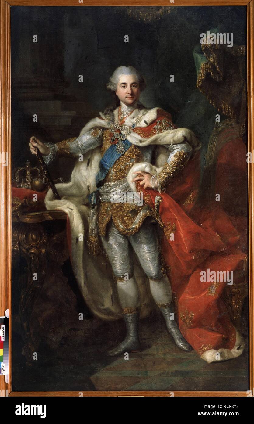 Portrait of Stanislaw II August Poniatowski, King and Grand Duke of the ...