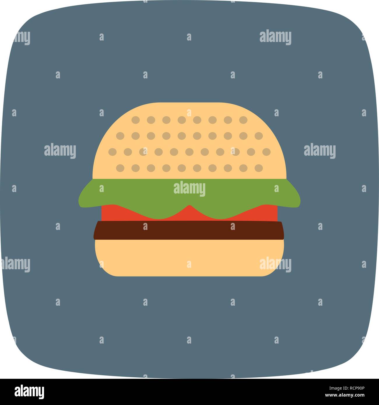 Vector Hamburger Icon Stock Vector Image & Art - Alamy