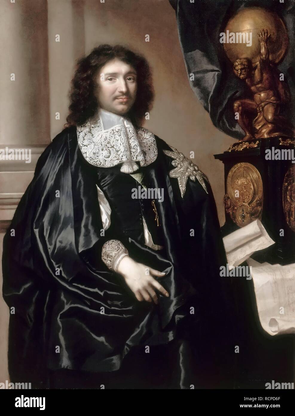 Portrait of Jean-Baptiste Colbert (1619-1683). Museum: Musée de l ...