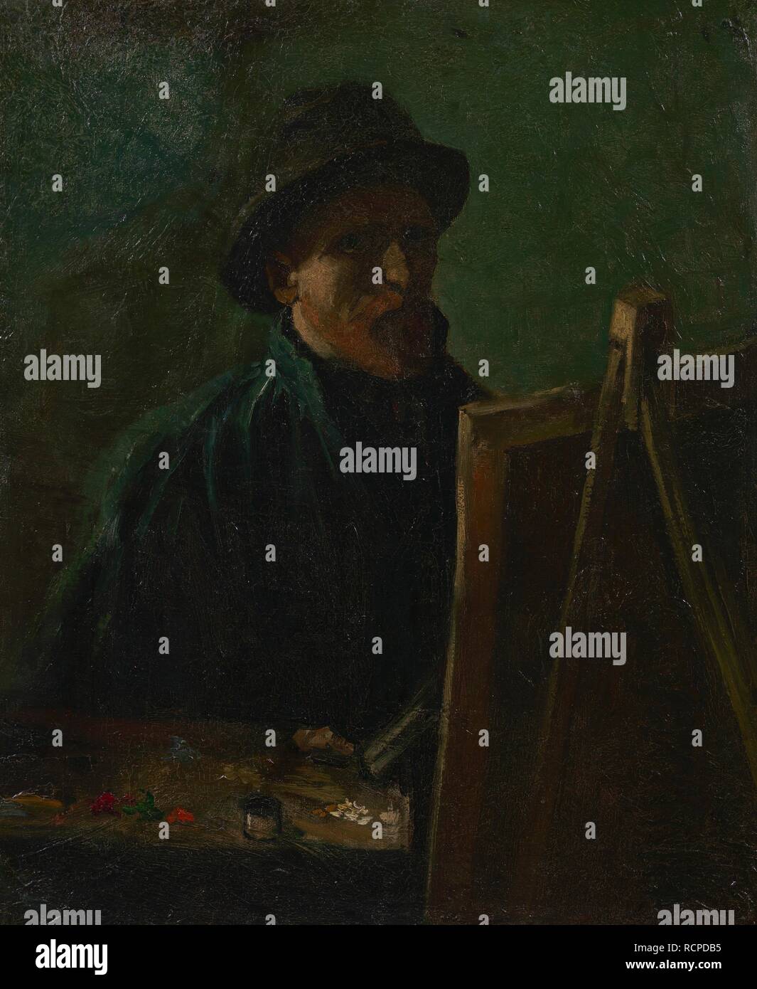 Self portrait at the easel hi-res stock photography and images - Alamy