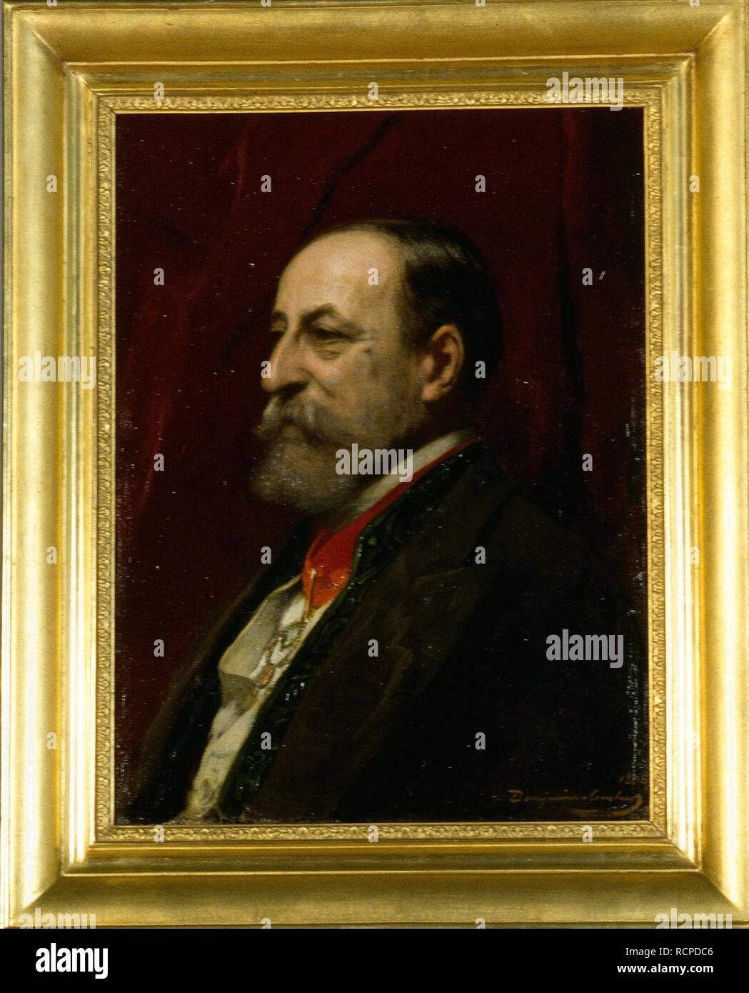 Portrait of the composer Camille Saint-Saëns (1835-1921). Museum ...