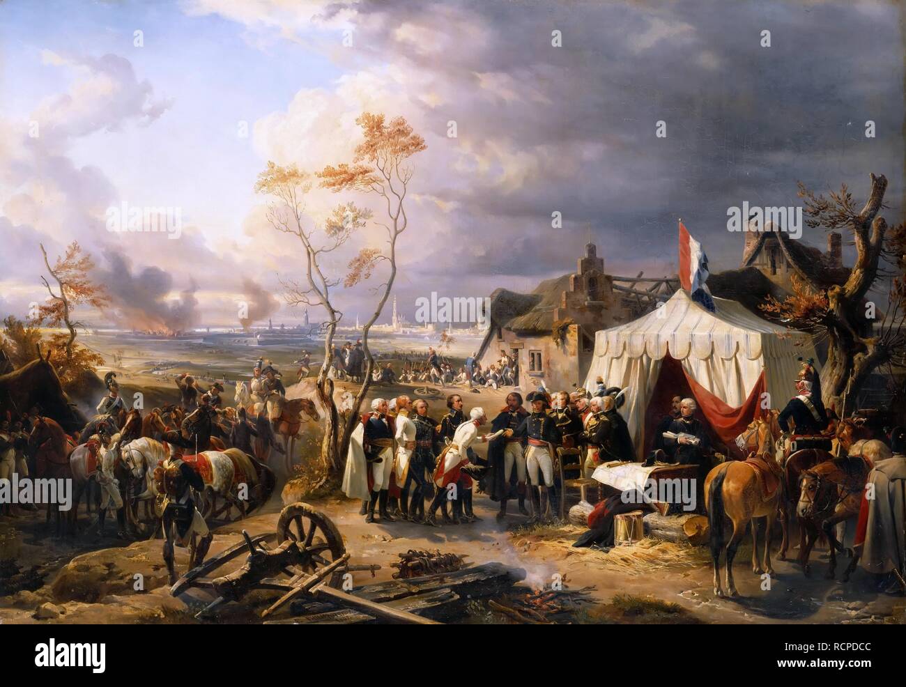 General De la Morlière Receiving The Surrender Of Antwerp 29th November ...