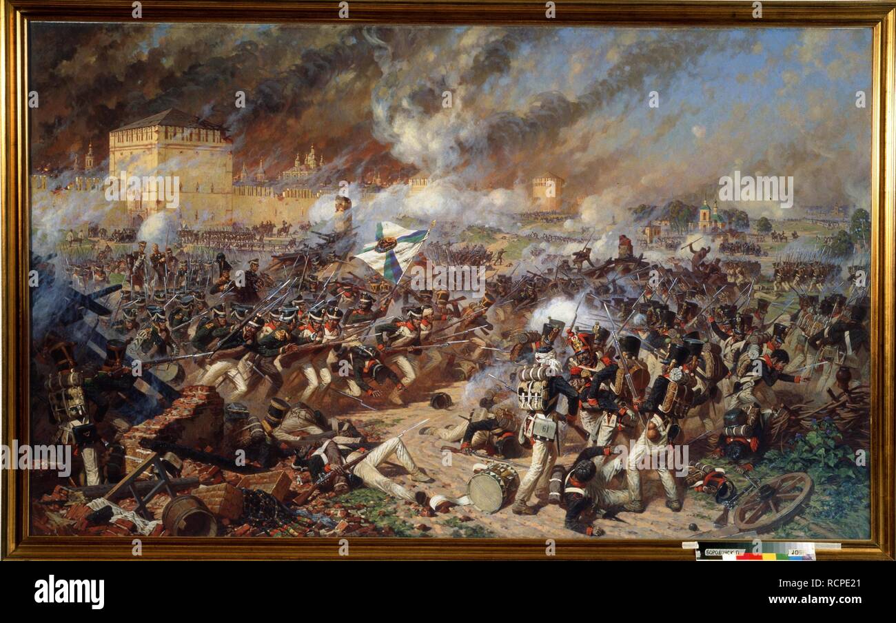 The First Battle of Smolensk on August 17, 1812. Museum: State Borodino ...