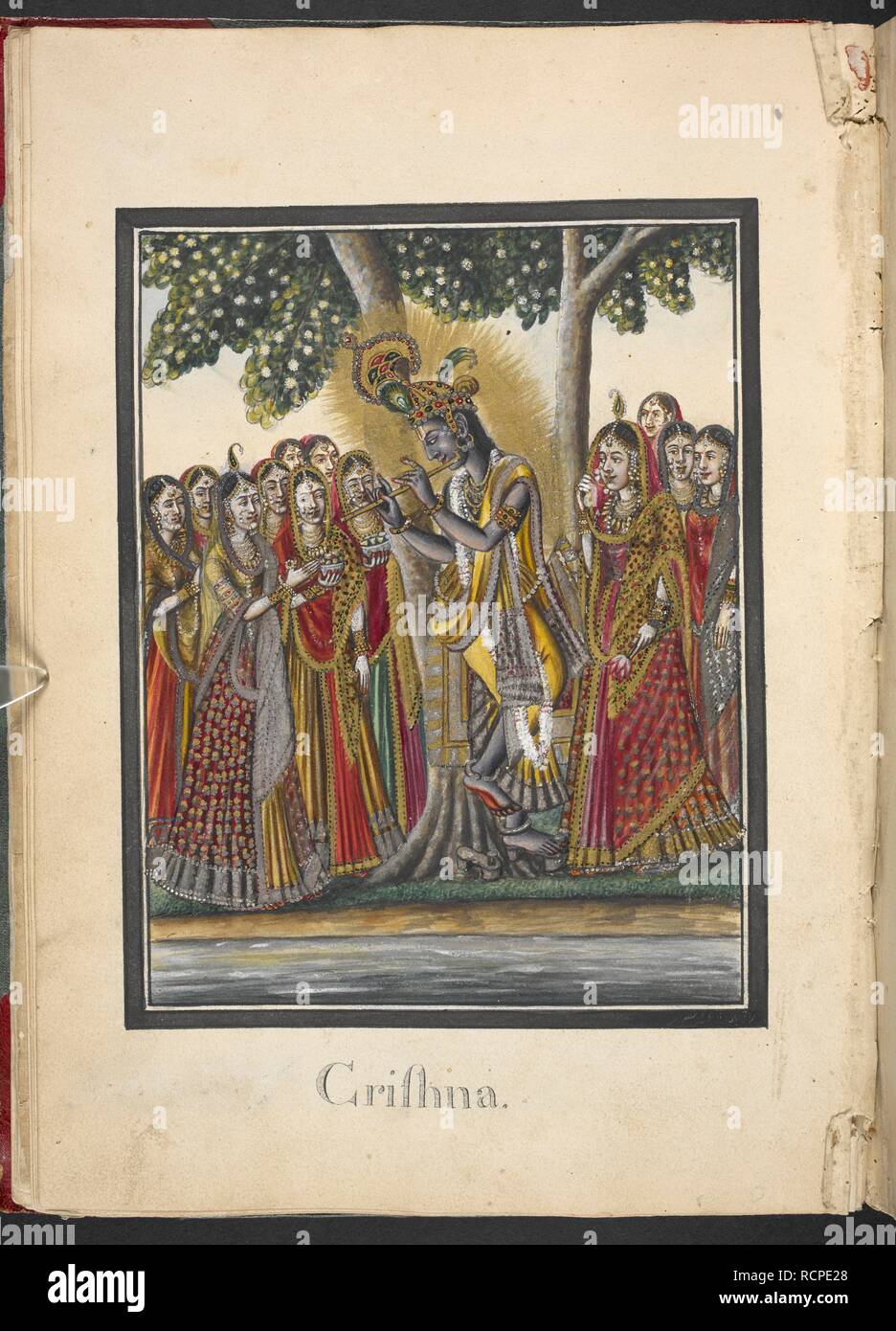 Krishna, eighth incarnation of Vishnu. Inscribed: â€˜Crishna.â€™. 61 ...