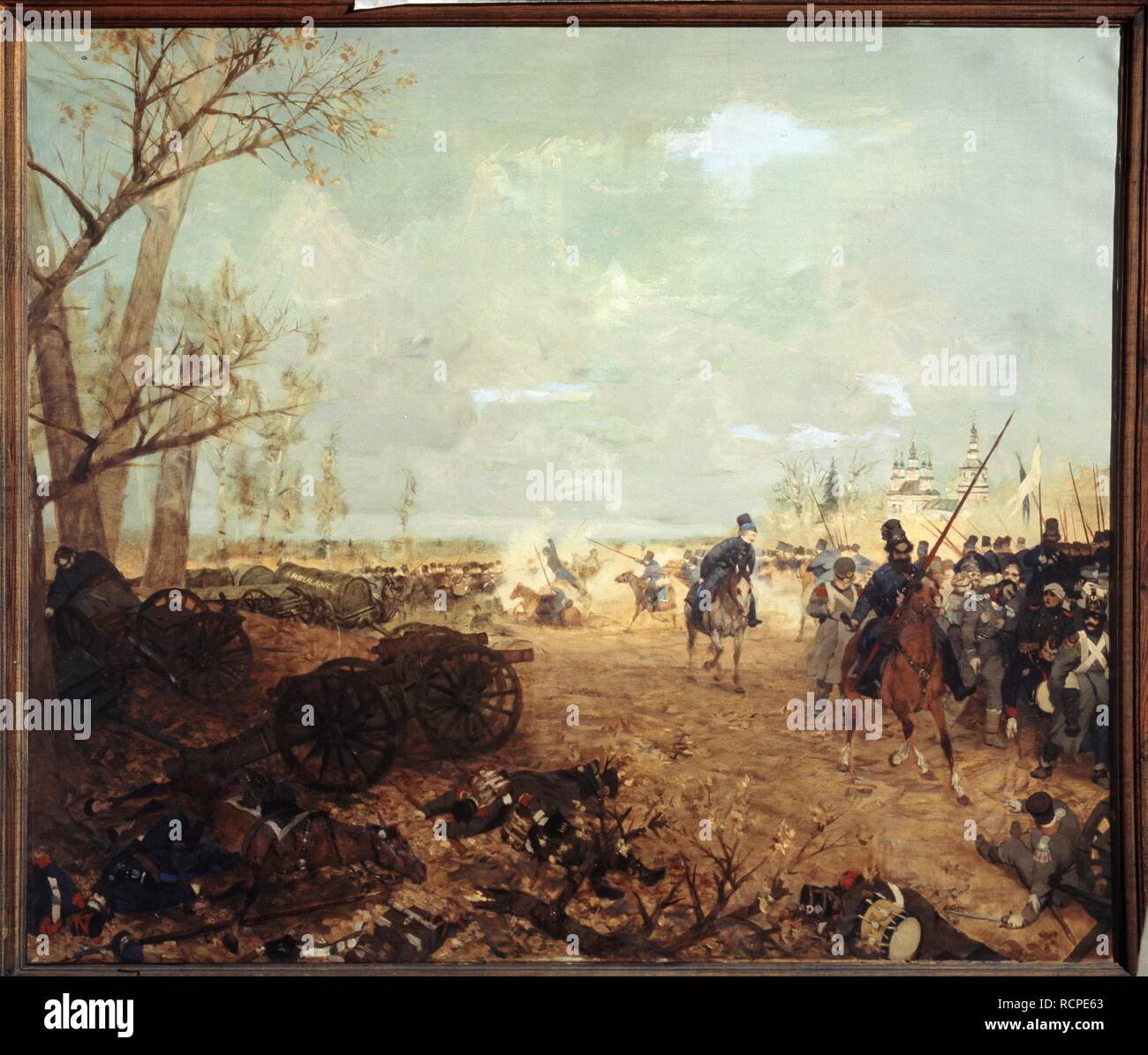 Russo-French Fight of the Kolotski monastery on August 1812. Museum ...