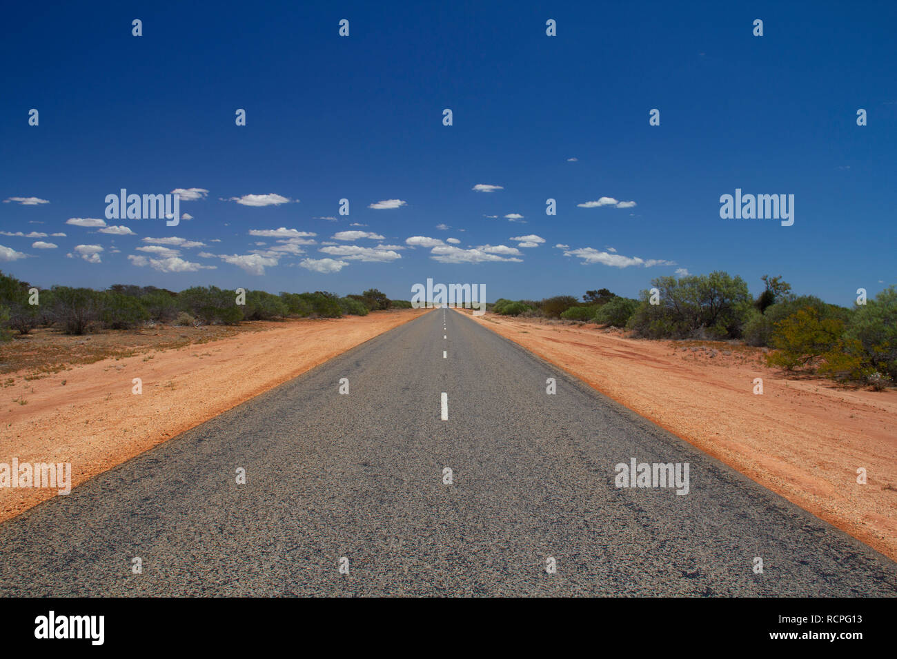 A long straight road in the outback of Australia Stock Photo - Alamy