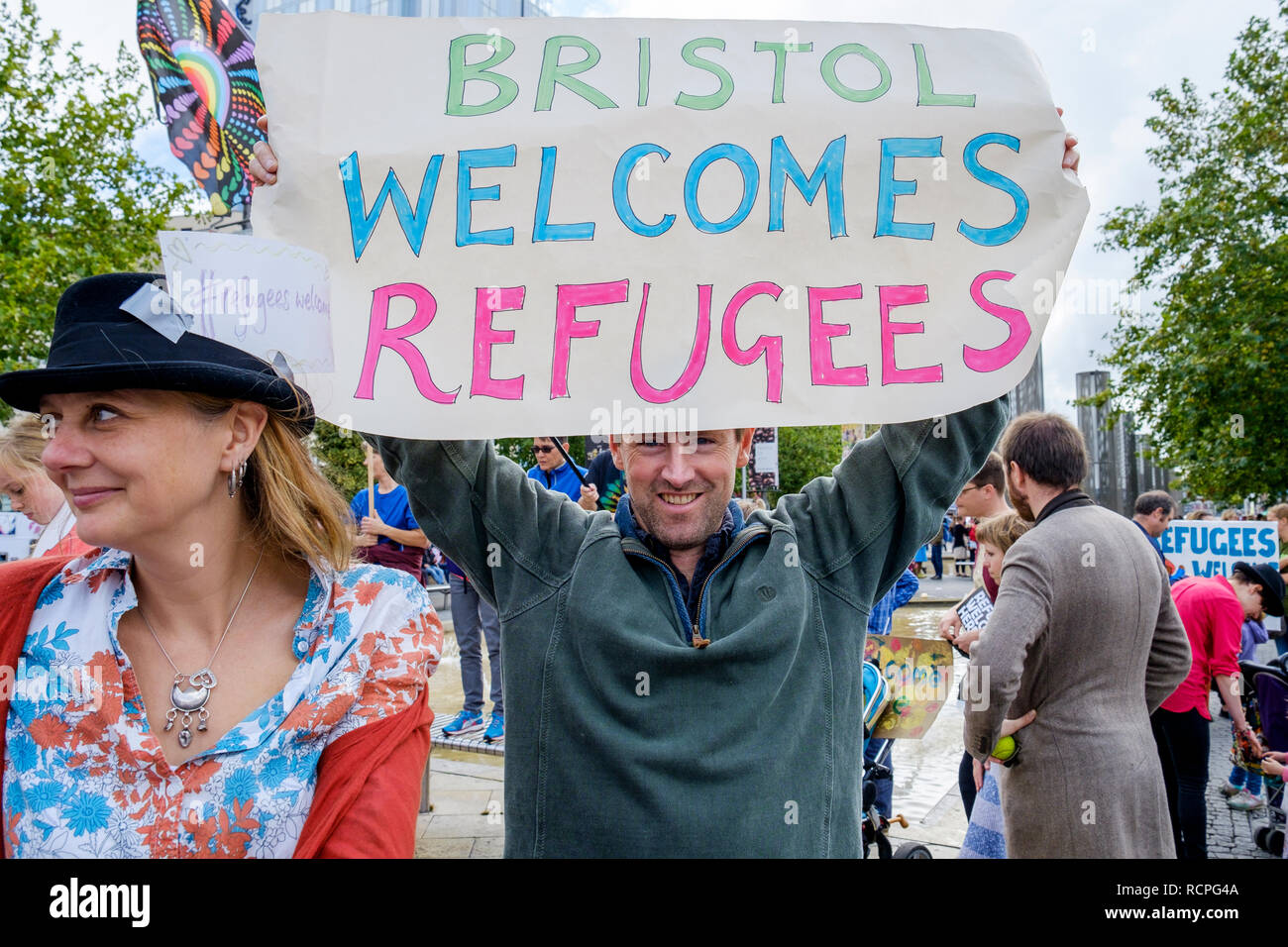 Rally placards demonstration hi-res stock photography and images - Alamy
