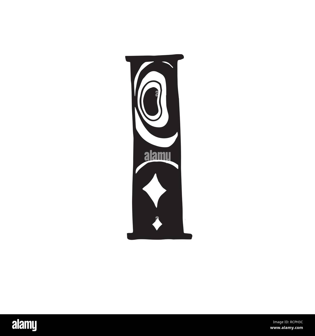 First letter of the modern english alphabet Stock Vector Images - Alamy