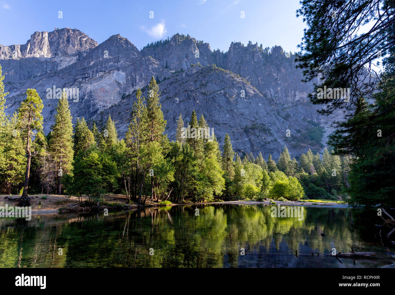 Yosemite National Park Merced River in Summer, Trees, Mountains, Woods ...