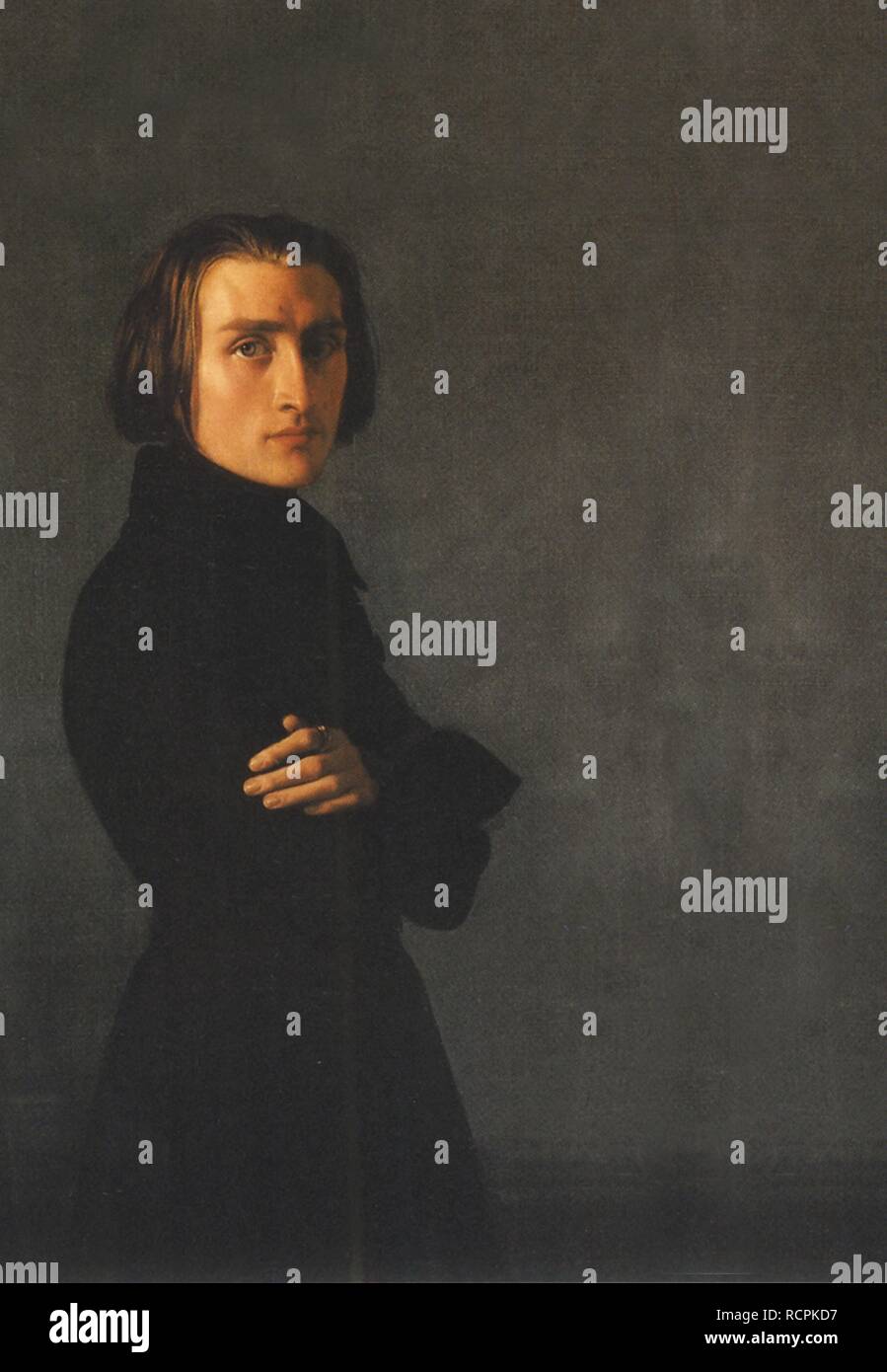 Portrait of Franz Liszt (1811-1886). Museum: Musée Carnavalet, Paris ...