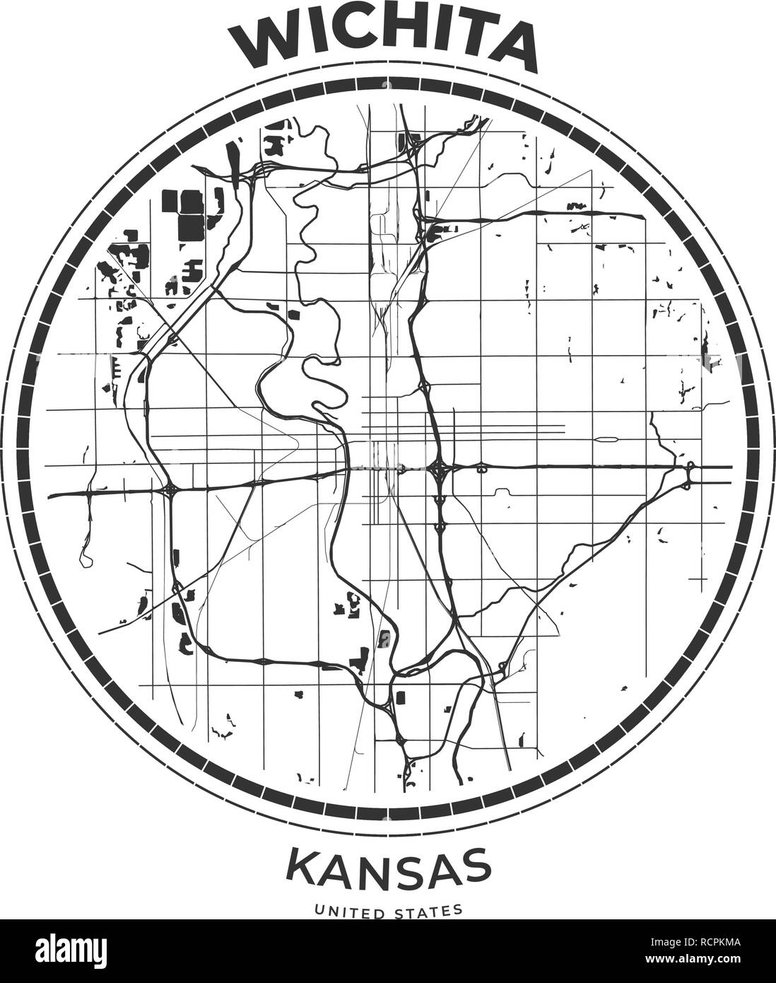 Ks map Stock Vector Images - Alamy