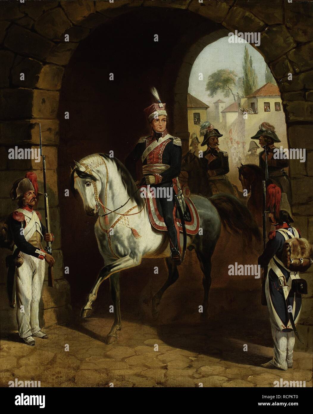 The Entry of Jan Henryk Dabrowski into Rome. Museum: Muzeum Narodowe ...