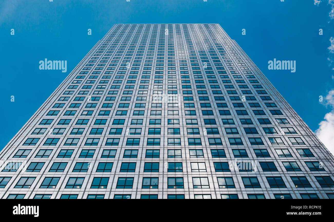 Abstract view of a skyscraper with sunlight Stock Photo - Alamy