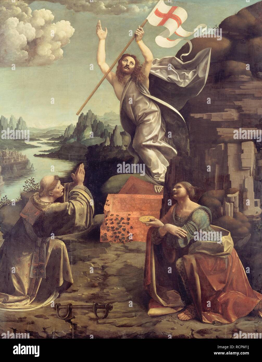 The Resurrection of Christ with Saints Leonard of Noblac and Lucia ...